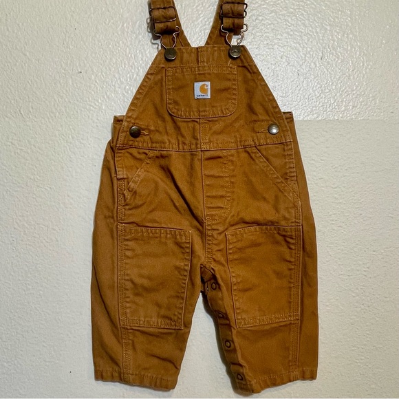 Carhartt | Bottoms | Carhartt Kids Tan Overalls | Poshmark